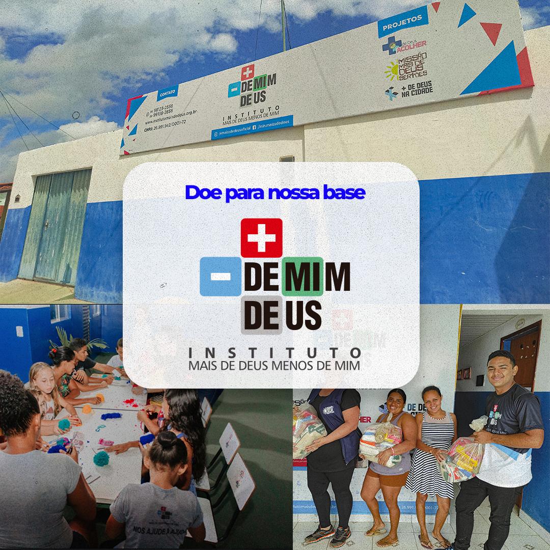 Instituto Mais de Deus Menos de Mim - Shop Coopera
