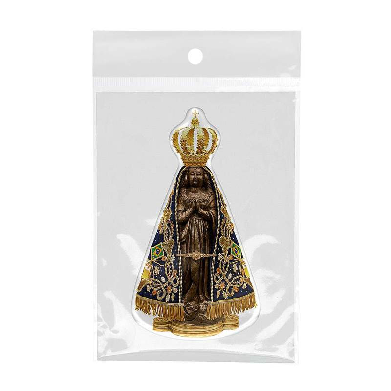 Adesivo Nossa Senhora Aparecida Auto Relevo - Shop Coopera