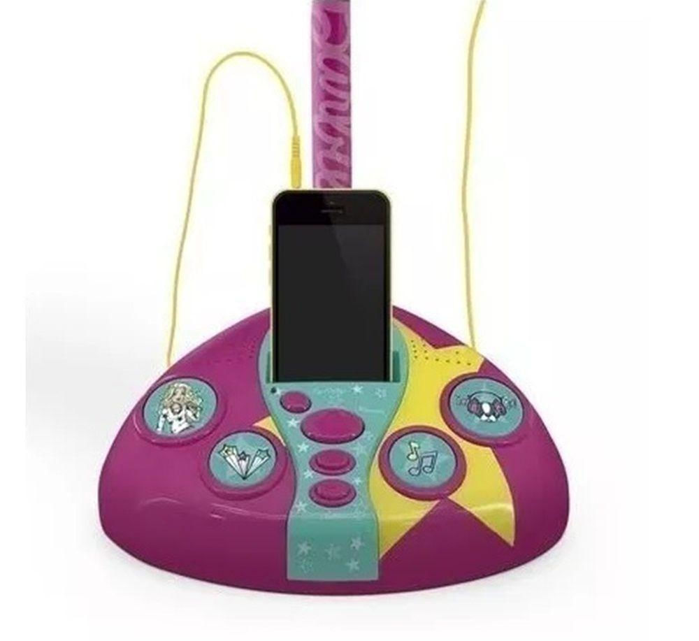 Barbie Microfone Fabuloso Com Funcao Mp3 Player BARAO - Shop Coopera