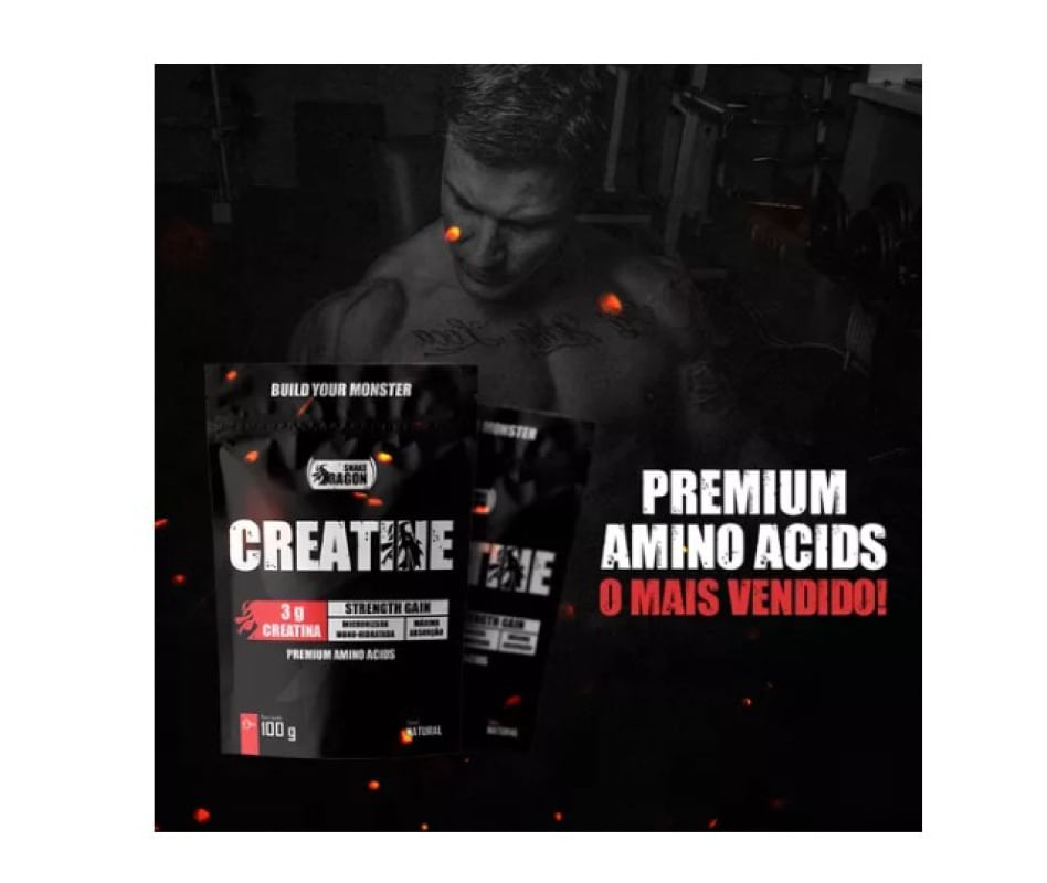 Creatina 100g Refil Monohidratada Importado Força E Resistência Menor ...