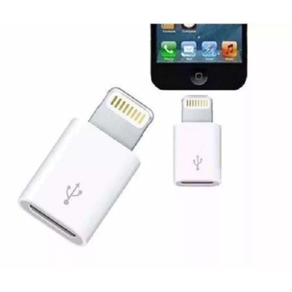 Adaptador Micro Usb V8 Para Celulares Iphone Lightning - Shop Coopera