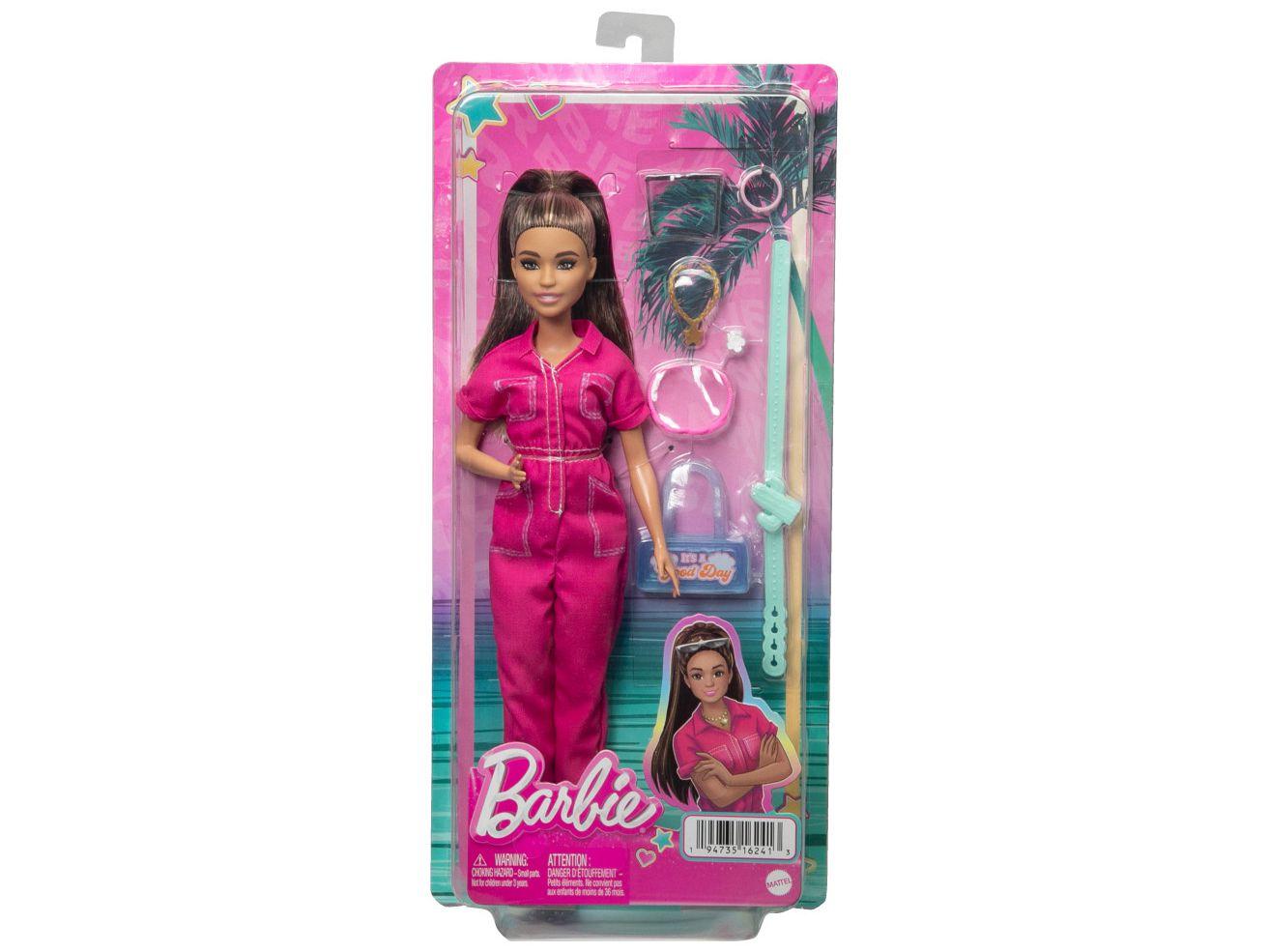 Boneca Barbie O Filme Terno Rosa com Acessório - Mattel - Shop Coopera