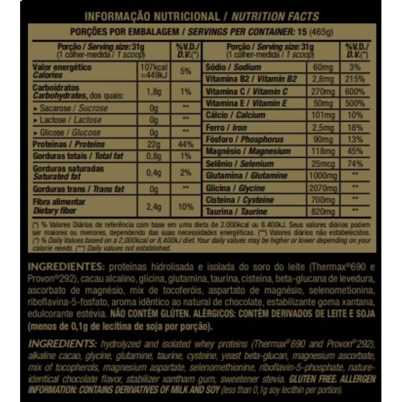 Immuno Whey Pro Glutathione Choco Essential Nutrition 465g - Shop Coopera