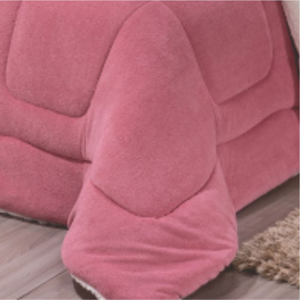 Edredom Coberdrom Pryme Especial Pesado King - Rosa - Shop Coopera