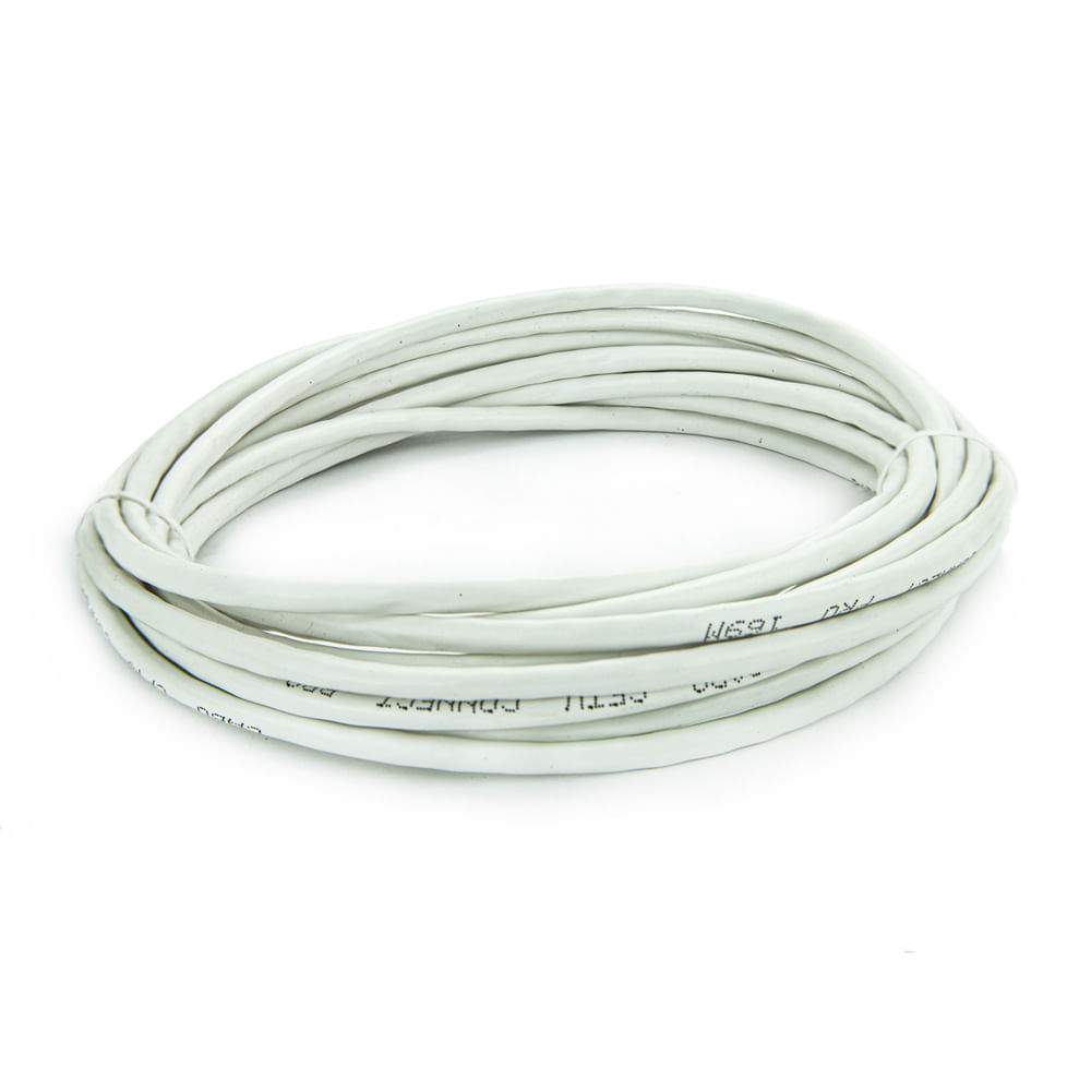 Cabos UTP Cat5e Branco 100 Metros - Shop Coopera