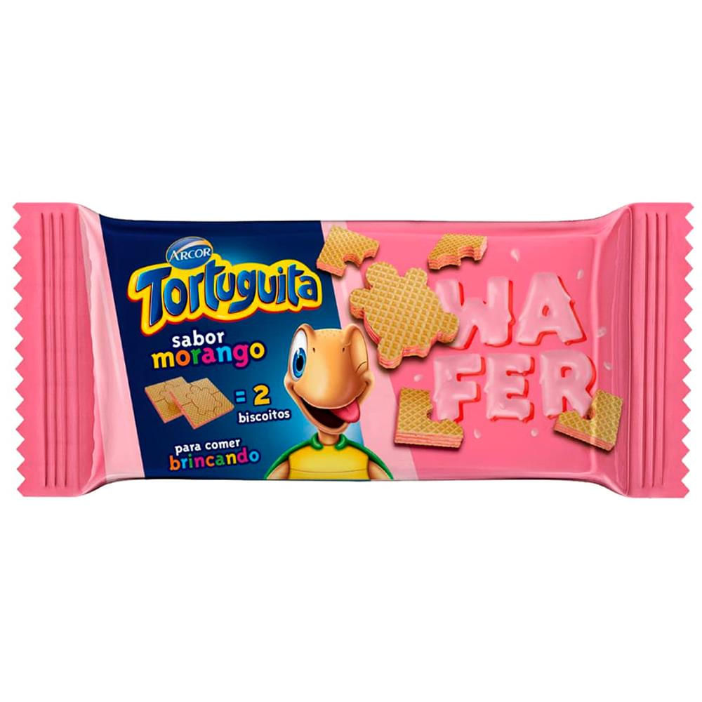 Biscoito Arcor Wafer Tortuguita Morango 85g - Shop Coopera