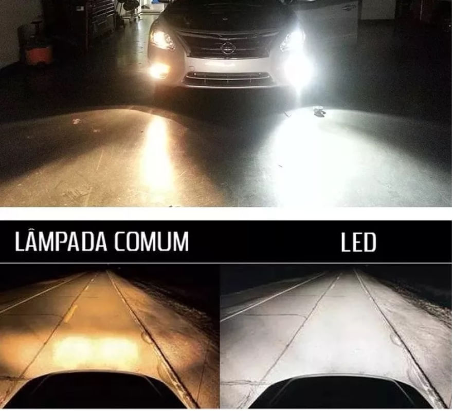 Kit Lâmpadas Super Led H16 6000k Branca - Shop Coopera