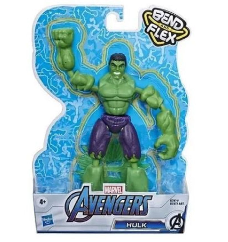 Boneco Avengers Hulk Articulado Ben and Flex Hasbro - Shop Coopera