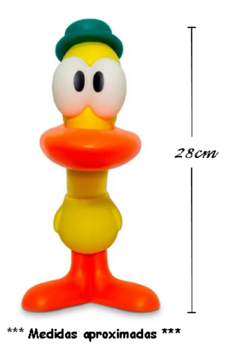 Boneco Pato de Vinil Grande 28cm Articulado - Cardoso Toys - Shop Coopera