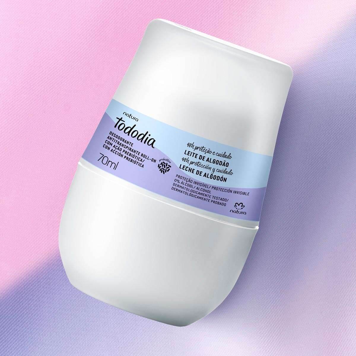 Desodorante Roll On Natura Tododia 70ml Leite De Algodão - Shop Coopera