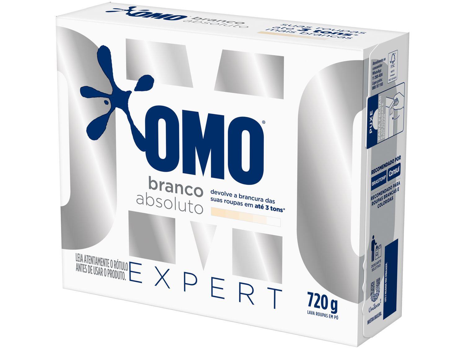 Sabão em Pó Omo Branco Absoluto Expert sem Perfume 720g - Shop Coopera
