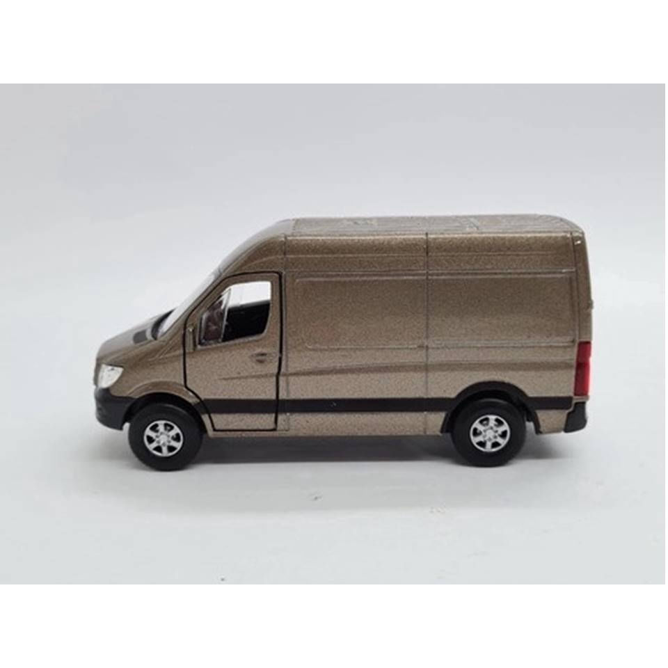 Miniatura Van Mercedes Sprinter 2015 Welly 1/48 Metal e Fricção Dourada ...