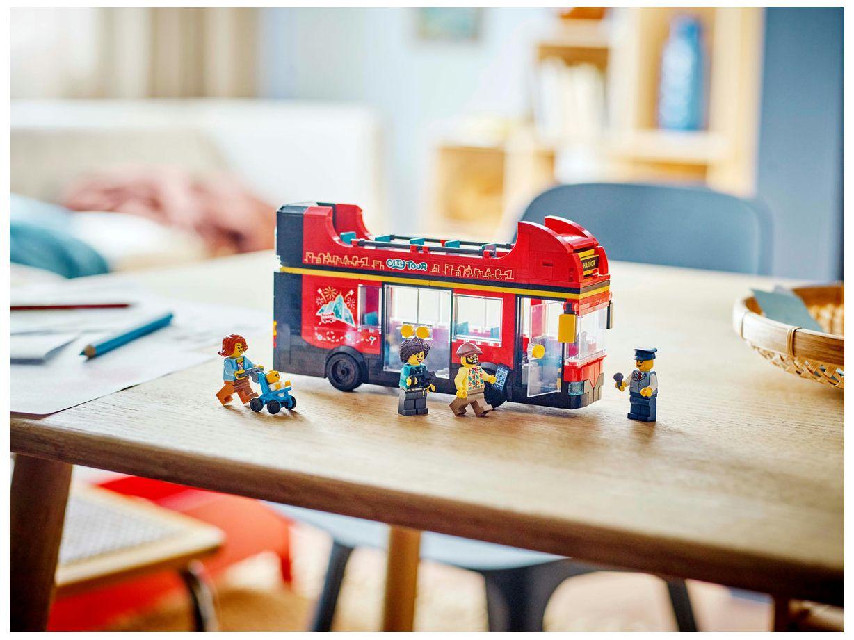 LEGO City Ônibus Panorâmico Vermelho - 60407 384 Peças - Shop Coopera
