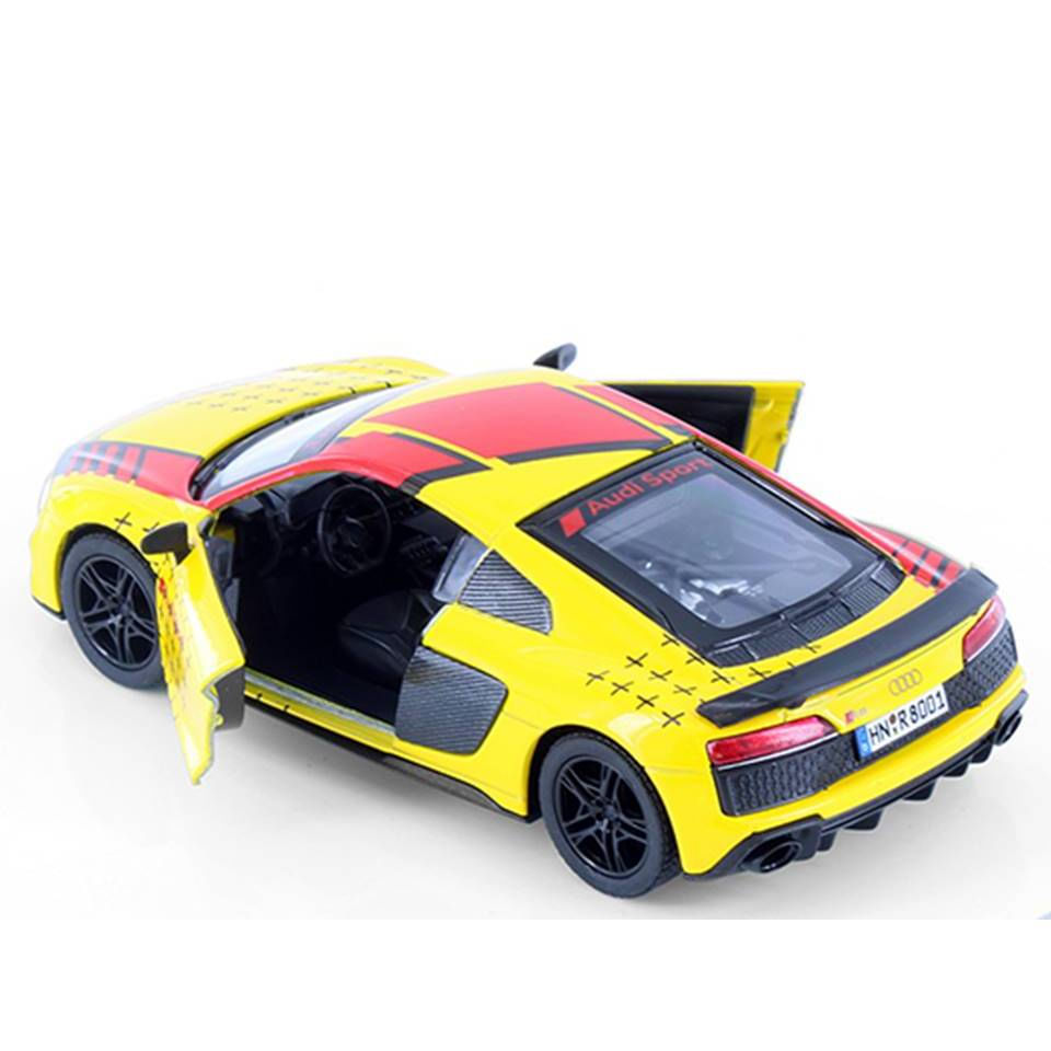 Miniatura Audi R8 Coupe Livery Edition 2020 Kinsmart 1:36 Metal e ...