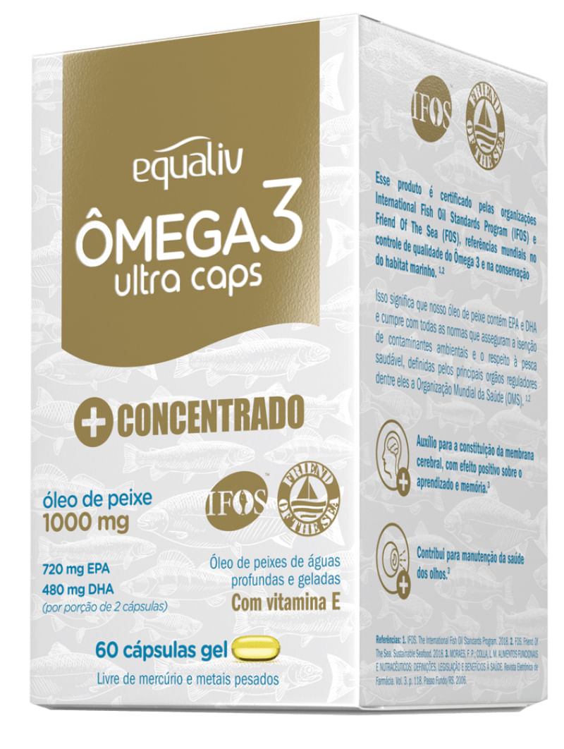Ômega 3 Ultra Caps Equaliv 60 Cápsulas - Shop Coopera