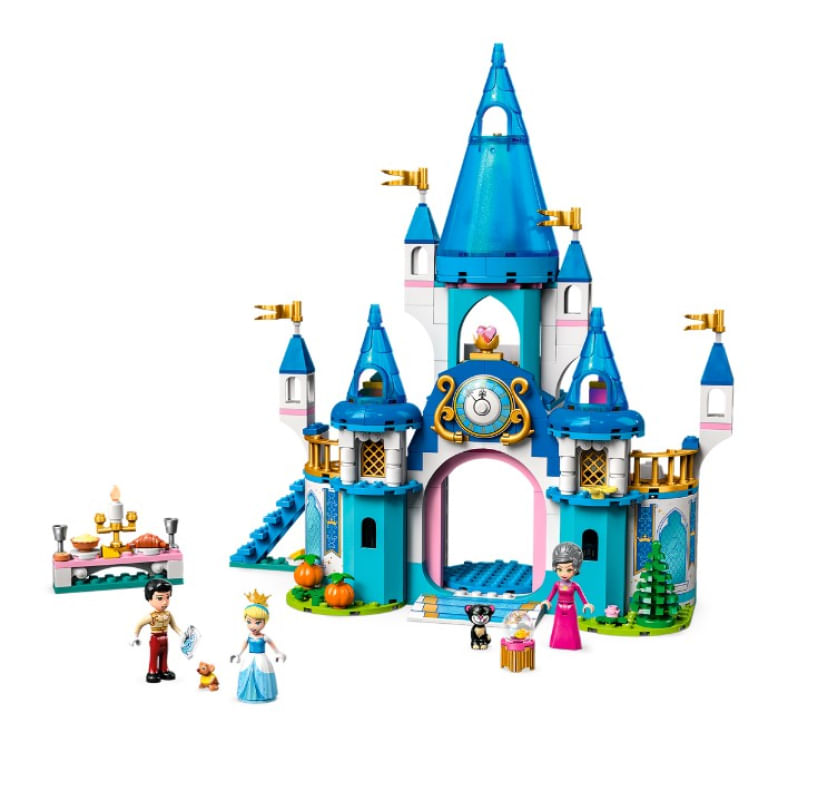 Castelo da Cinderela e do Príncipe Encantado - Lego 43206 - Shop Coopera