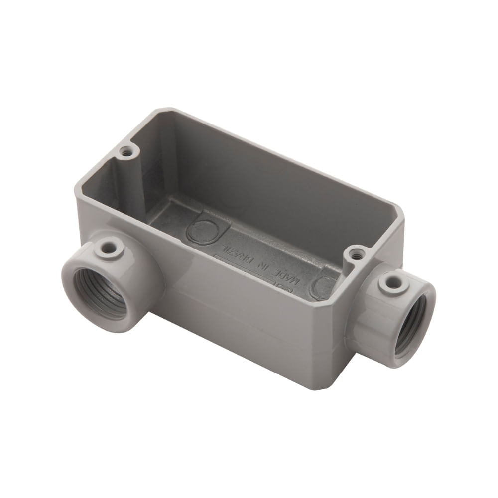 Condulete Fixo 3/4 Tipo LR Tramontina sem Tampa sem Rosca e com Pintura ...