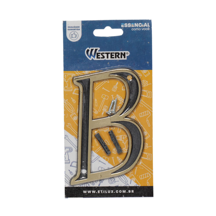 Cartela Letra B C/ Para Bucha - Shop Coopera