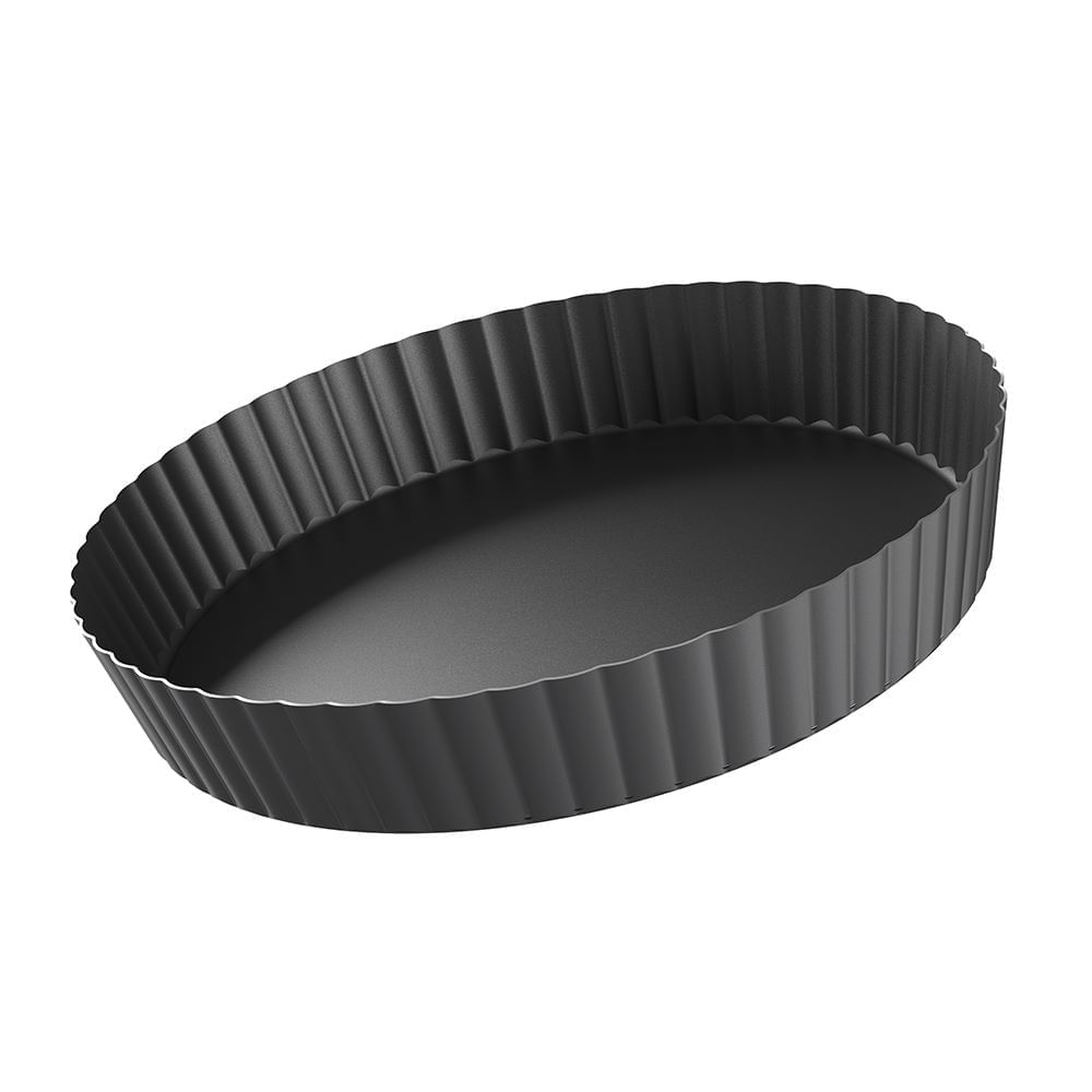Forma para Quiche com Fundo Removível 24x4,2cm Grafite Brinox - Shop ...