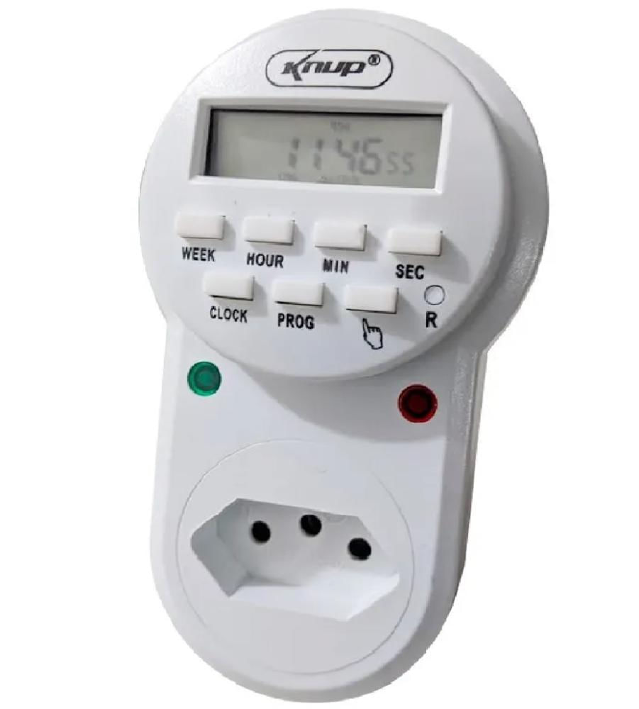 Timer Digital Bivolt Automático Temporizador Programações Liga Desliga ...
