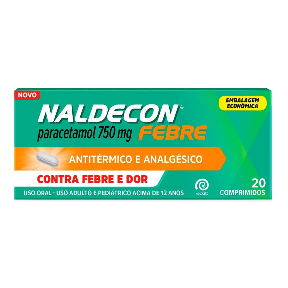 Naldecon Febre 20 Comprimidos - Shop Coopera