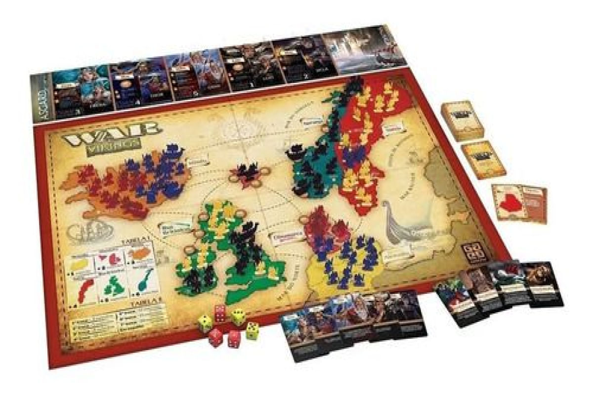 Jogo De Tabuleiro War Vikings Jogo De Estrategia - Grow - Shop Coopera