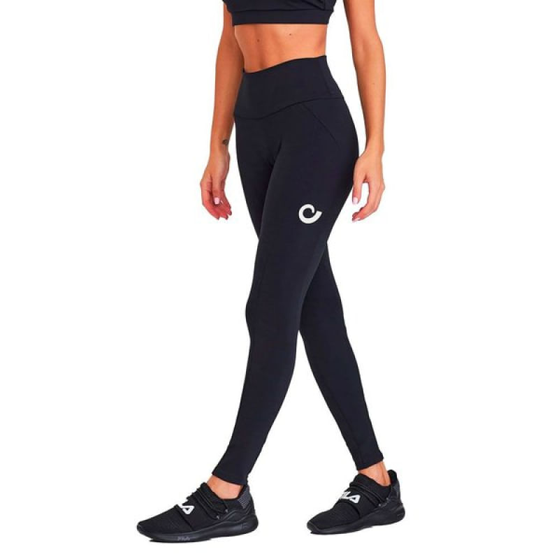 Calça Legging Caju Brasil Nakay Recortes Preto Feminino EG - Shop Coopera