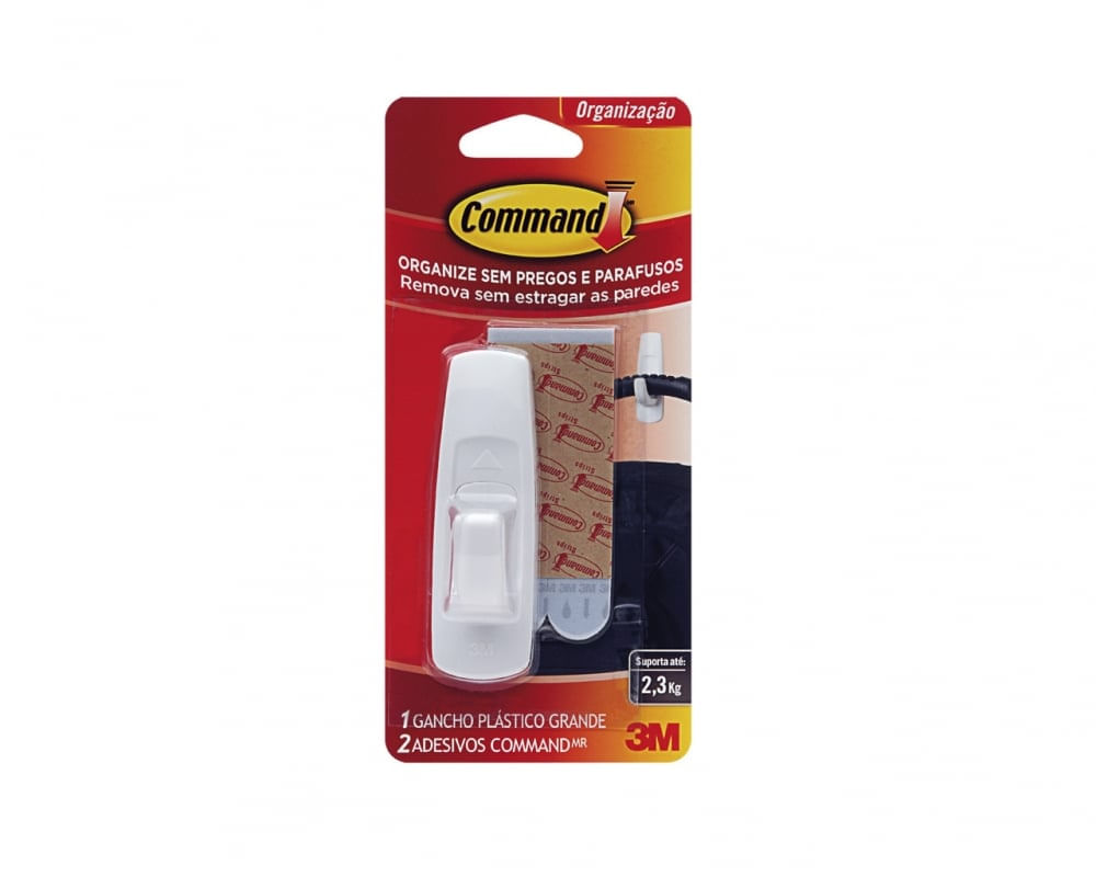 Gancho Command 3M C Gde C/Ades (1Pca) Blister - Shop Coopera