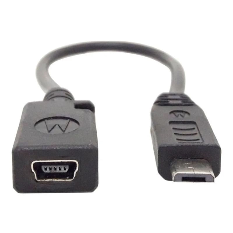 Cabo Adaptador Mini Usb Femea Para Micro Usb Macho Conversor - Shop Coopera