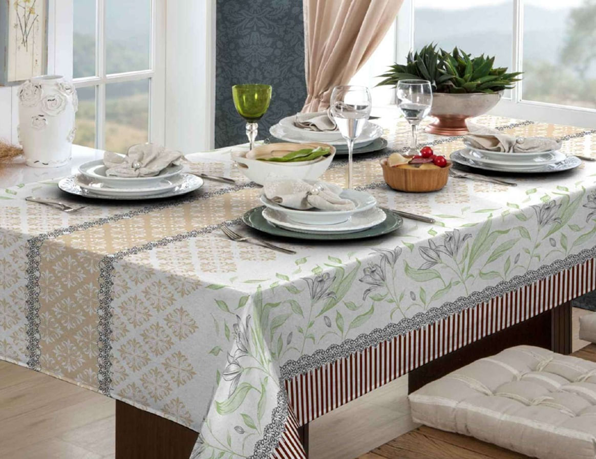 Toalha Mesa Retangular Bella Mesa 140x290cm Sortido Raner - Shop Coopera