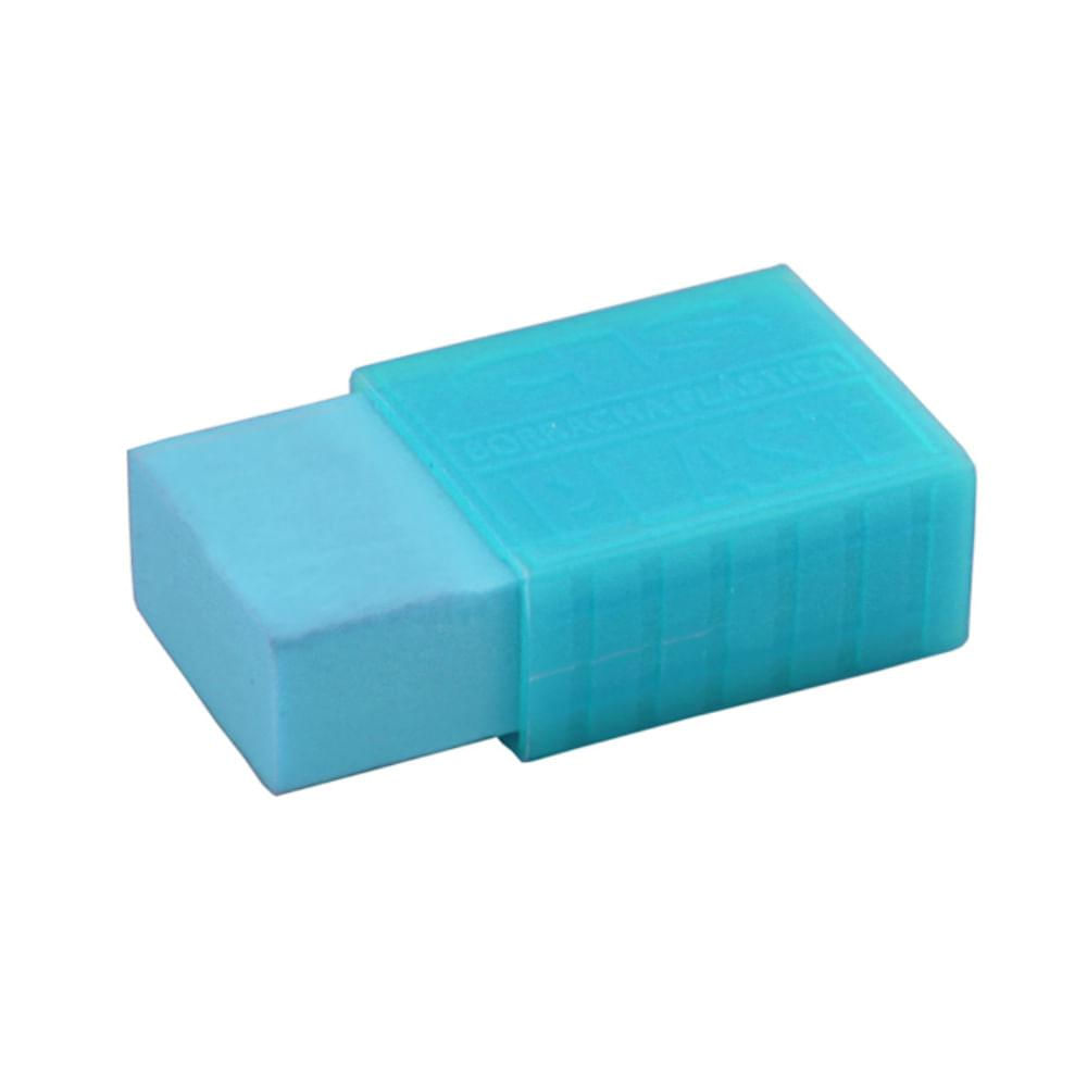 Borracha Escolar Plástica Azul - Cis - Shop Coopera