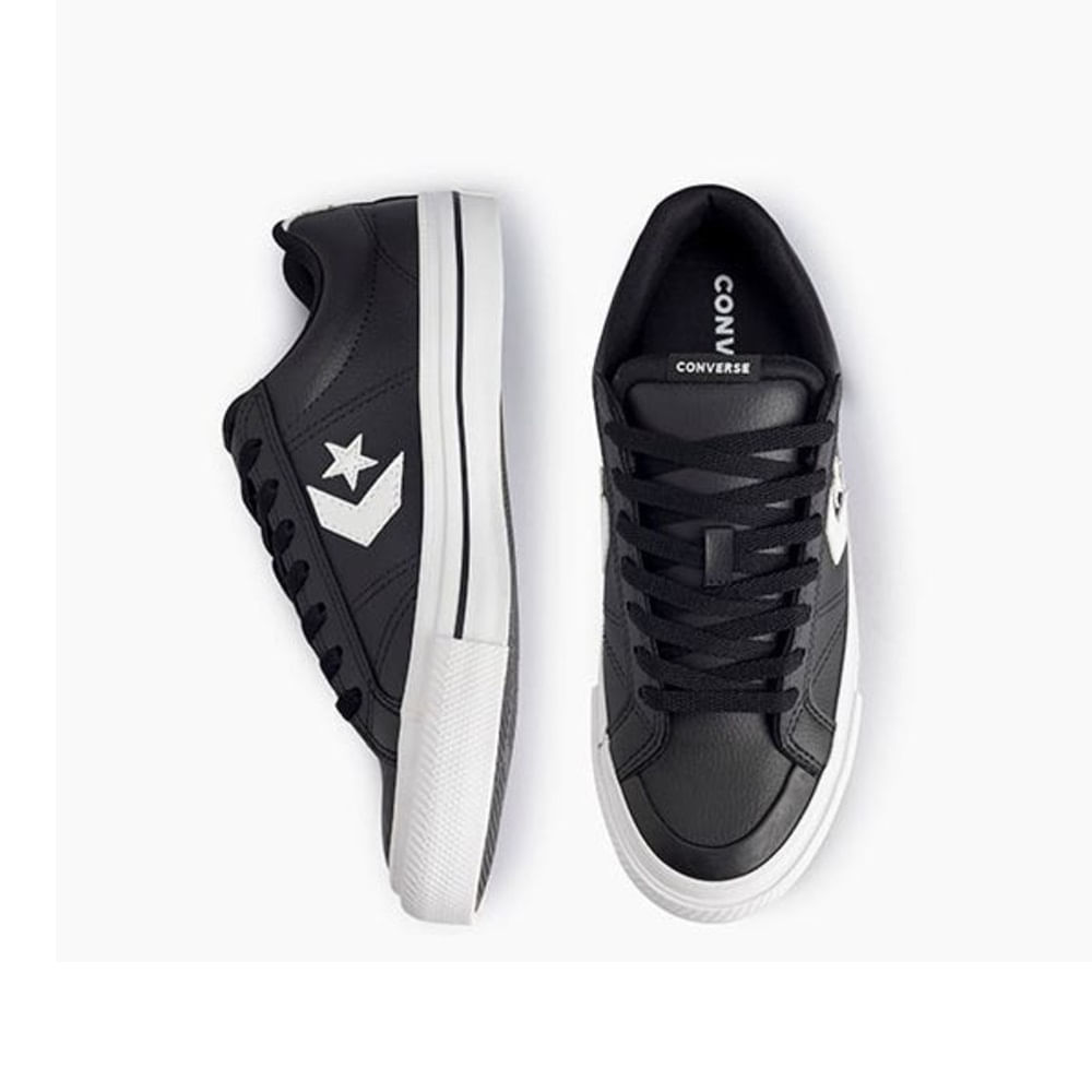 Tênis Unissex Converse All Star Couro 90's Preto CO05440002 - Shop Coopera