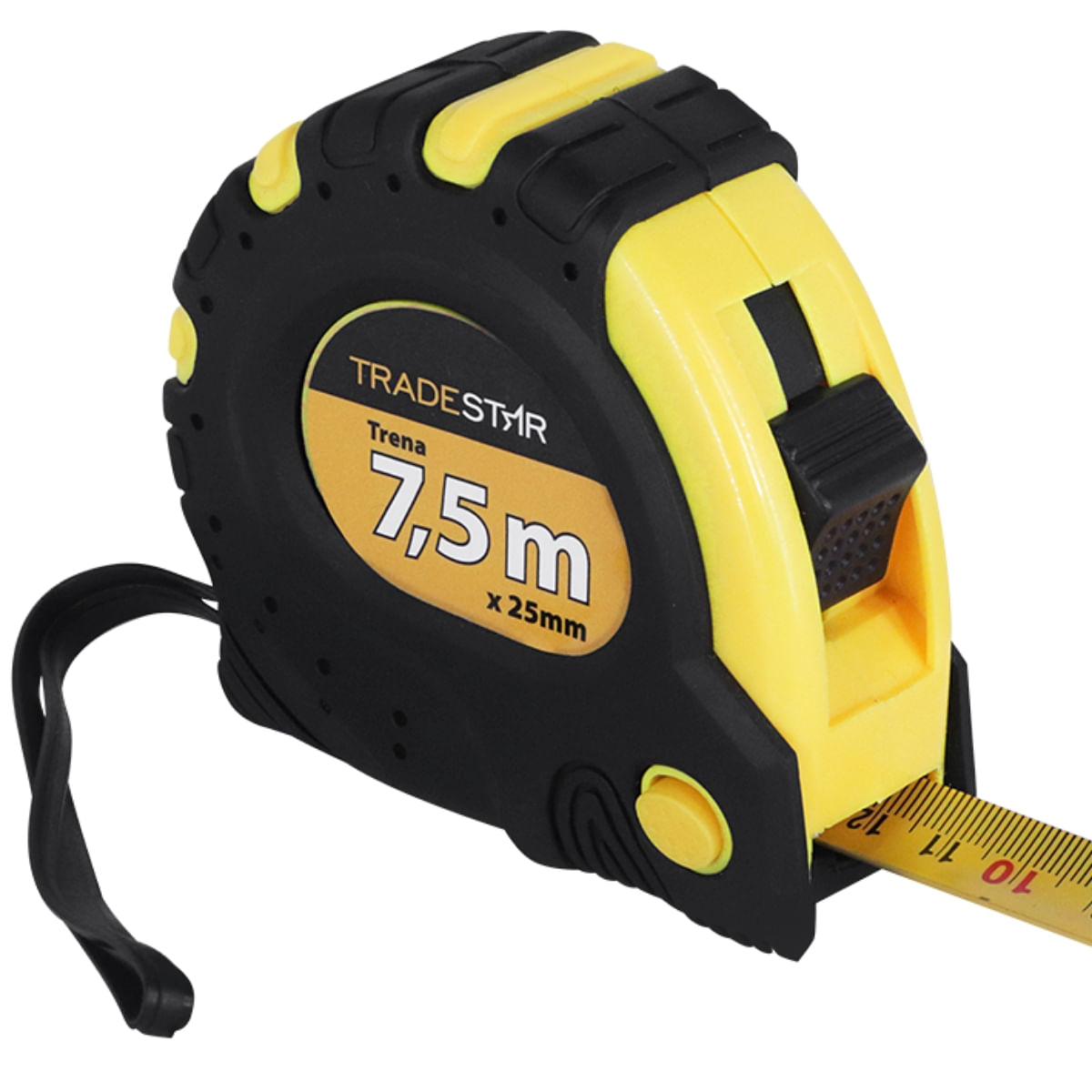Trena Métrica 7,5 M X 25 mm Emborrachada Tradestar - Shop Coopera