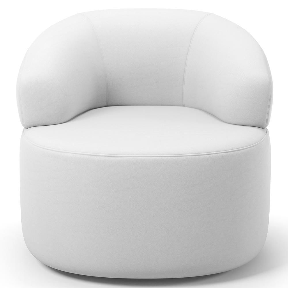 Poltrona Giratória Orgânica Para Sala De Estar Living Helena L02 Facto ...