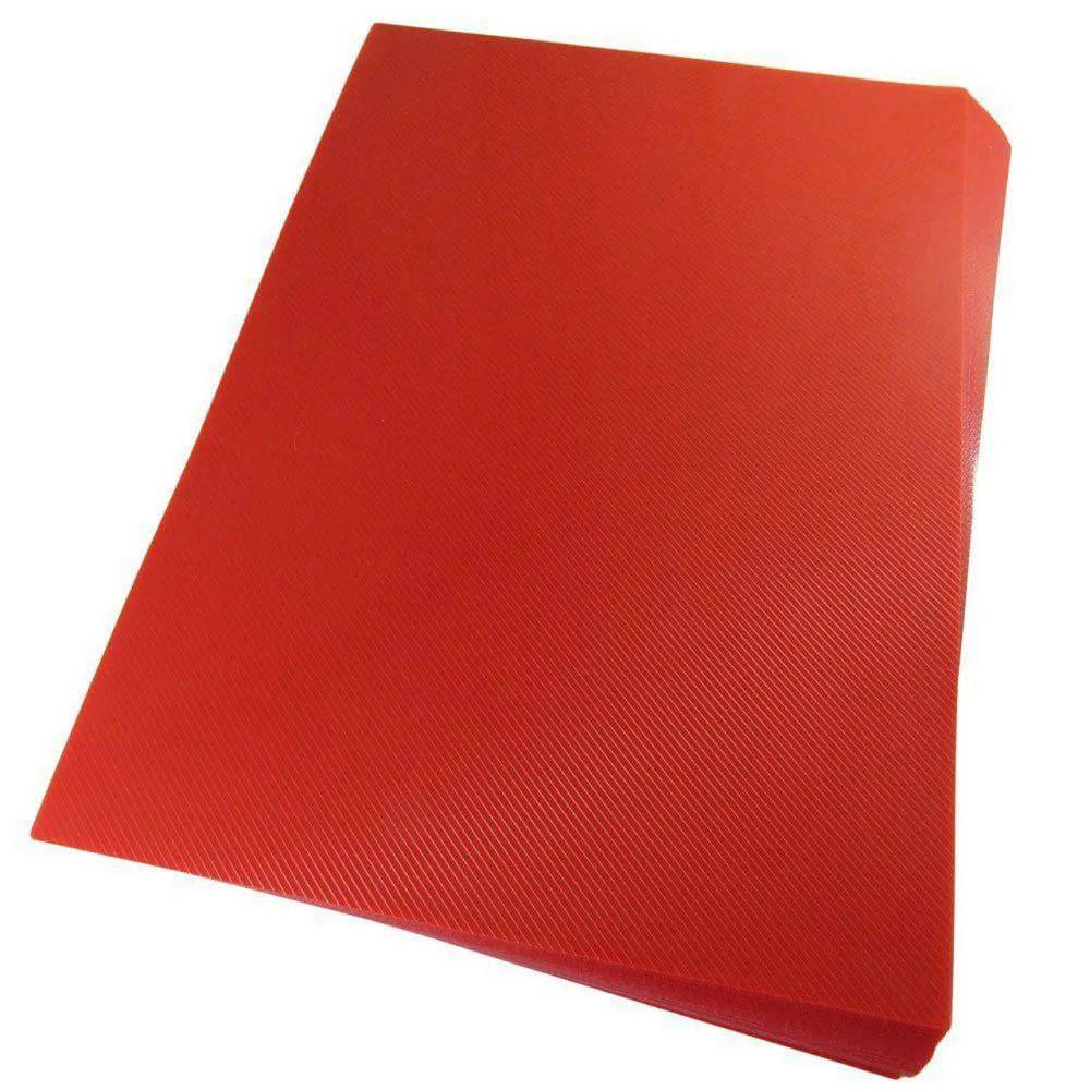 Capas para Encadernação Tamanho A4 0,30mm Vermelho 100un - Shop Coopera