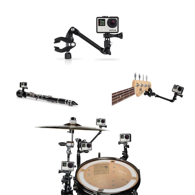 Suporte Articulado de Instrumentos Musicais para GoPro e Câmeras ...