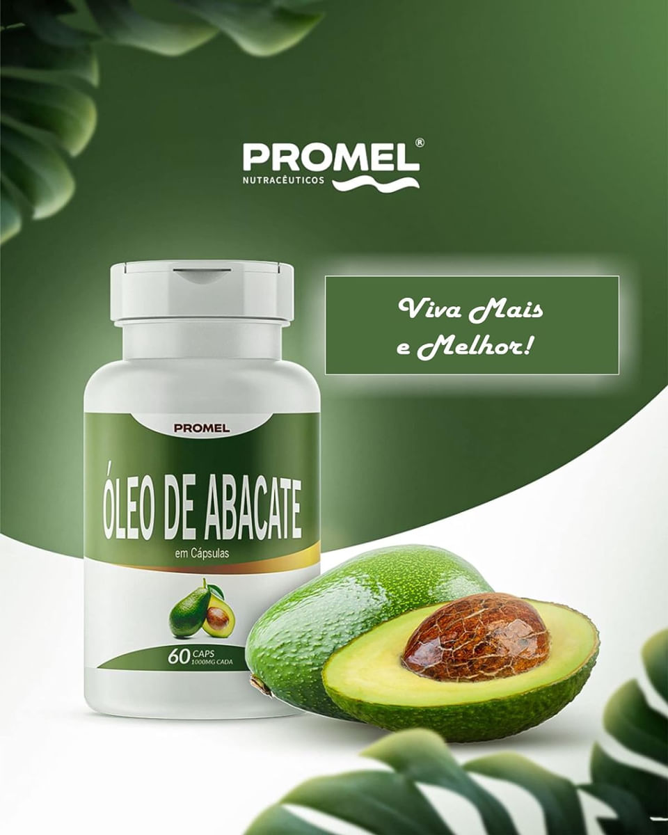 Kit 3 Óleo de Abacate 100% Puro 60 Caps 1000mg Promel - Shop Coopera