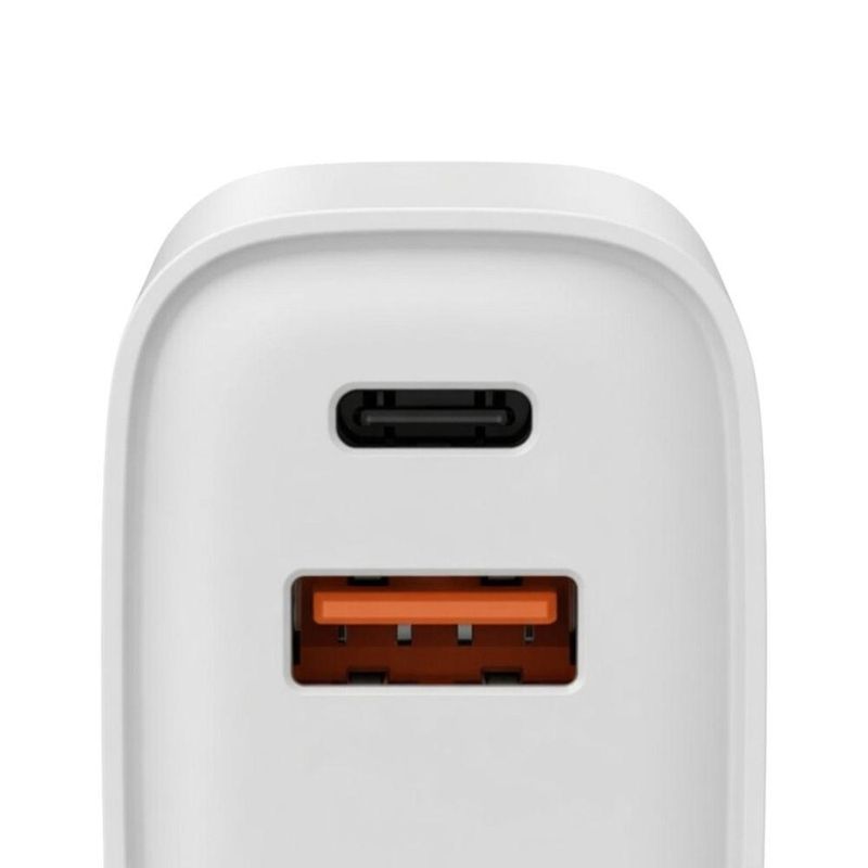 Bloco Carregador 20W MDM Tipo C e Lightning Branco com Cabos - Shop Coopera